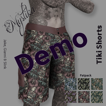 Second Life Marketplace - ~Mystika~ Tiki Shorts Fatpack